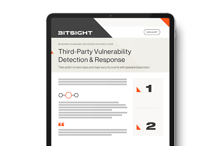 Bitsight Third-Party Vulnerability Detection & Response | Bitsight